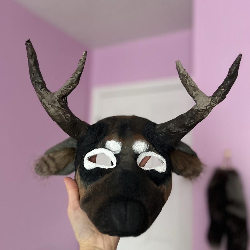 Therian Deer Mask - Etsy