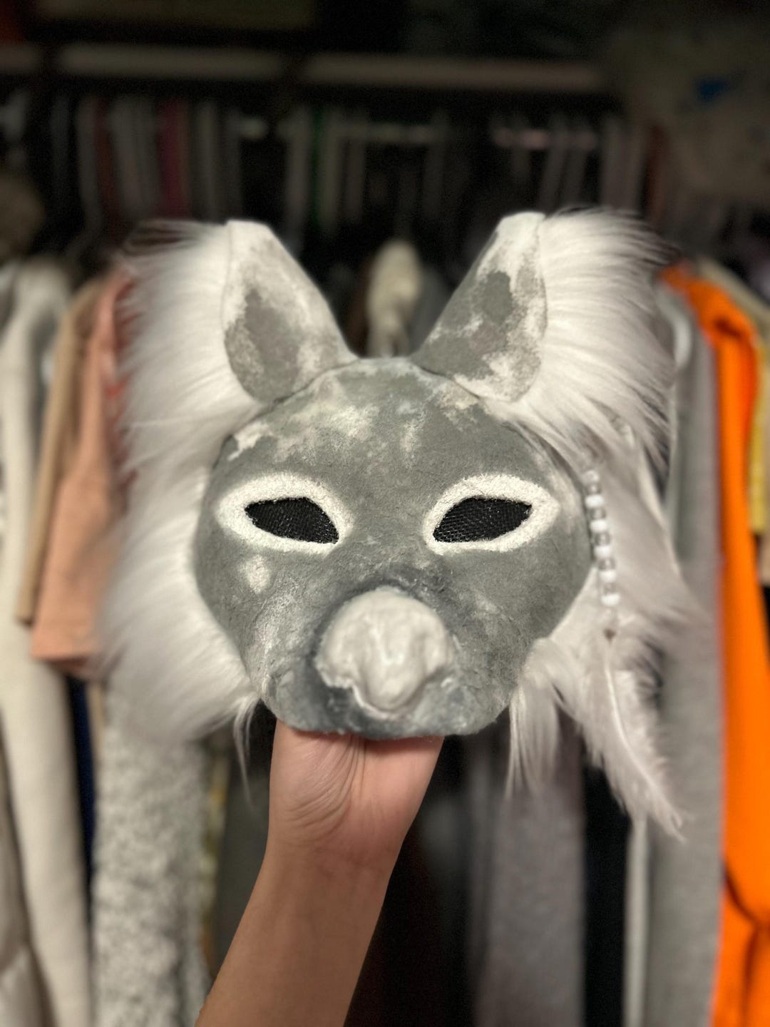 Spotted Canine Mask therian Mask - Etsy