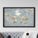 Framed Gaia Map, Gaia World Map From Final Fantasy VII - Game World Map ...