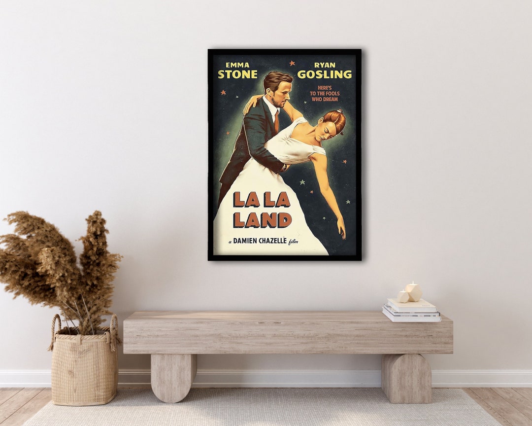 Framed La La Land Poster, La La Land Print, La La Land Poster, La La ...