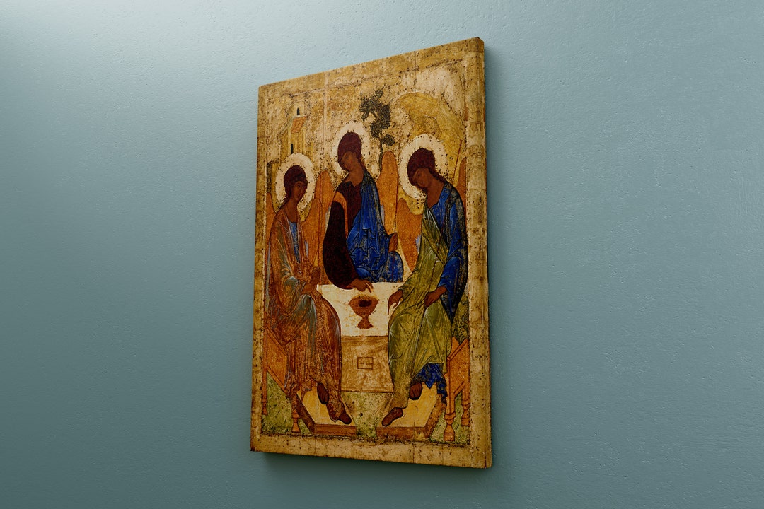 The Holy Trinity Canvas, by Andrei Rublev Print Poster,andrei Rublev ...