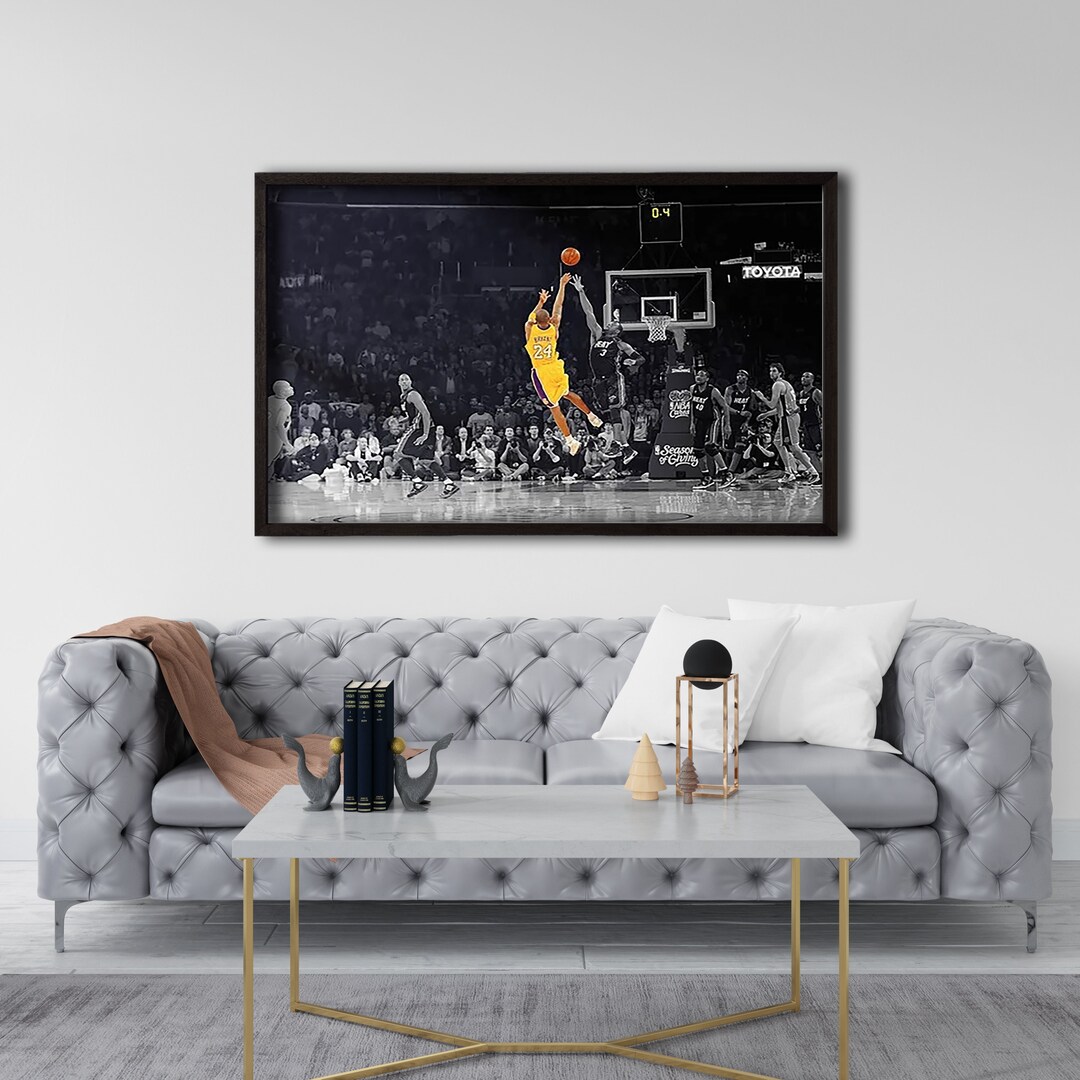 Framed Kobe Last Shot, Kobe Bryant Poster Print, Kobe Last Shot Print ...