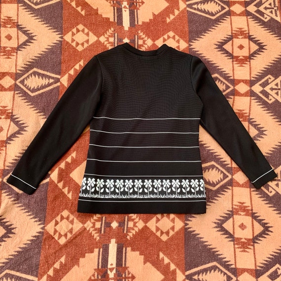 Vintage 1960’s Union Label Double Knitwear Black & Wh… - Gem