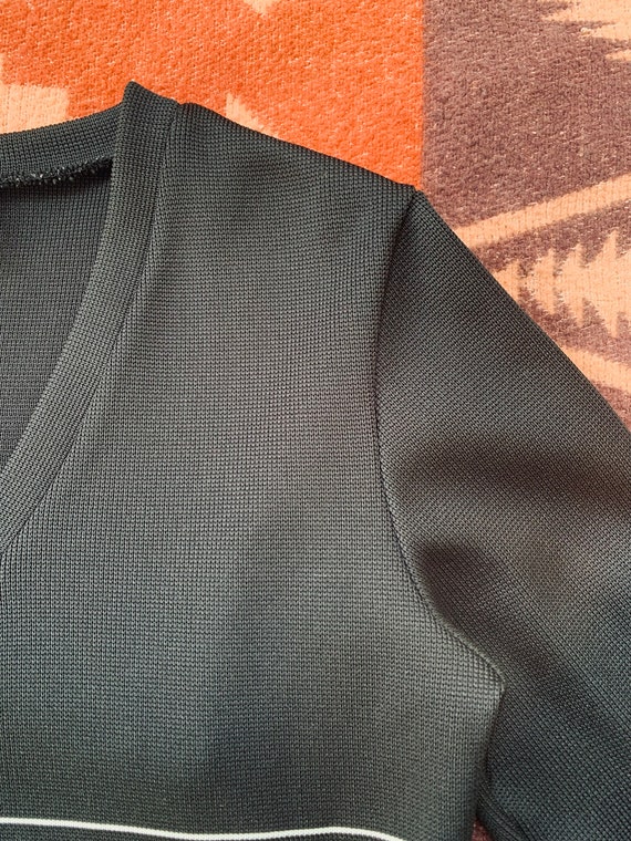 Vintage 1960’s Union Label Double Knitwear Black & Wh… - Gem