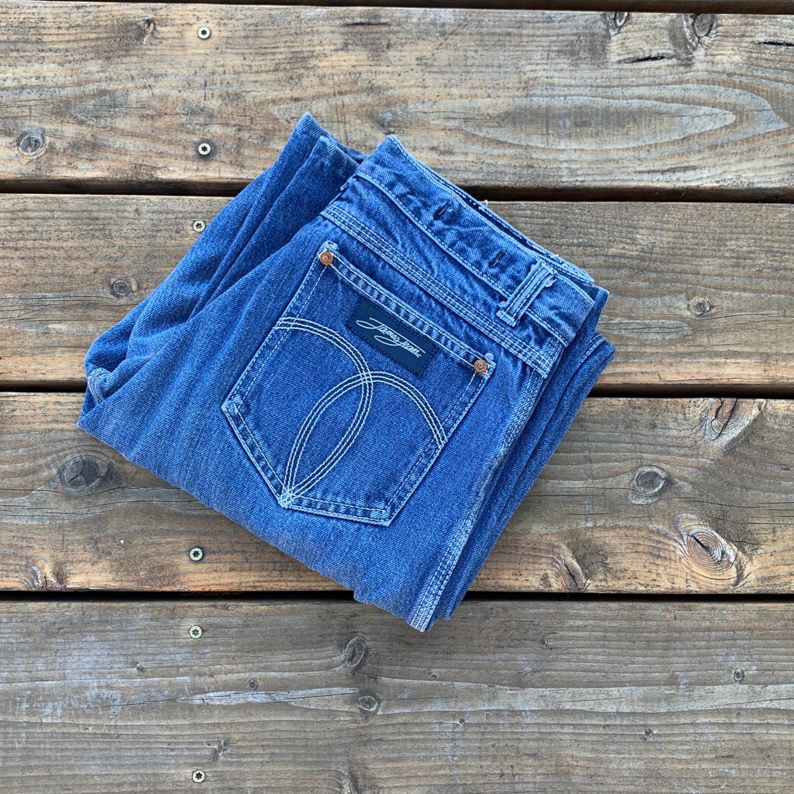 Vintage-1970s-style James Jeans 70s-style High-rise Wide-legged All ...
