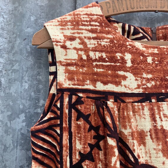 Vintage 1960’s Tapa Designs 100% Cotton Barkcloth Max… - Gem