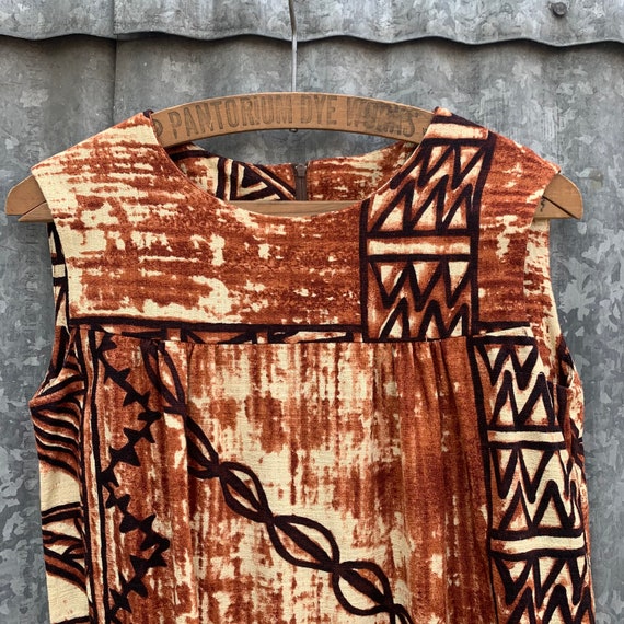 Vintage 1960’s Tapa Designs 100% Cotton Barkcloth Max… - Gem