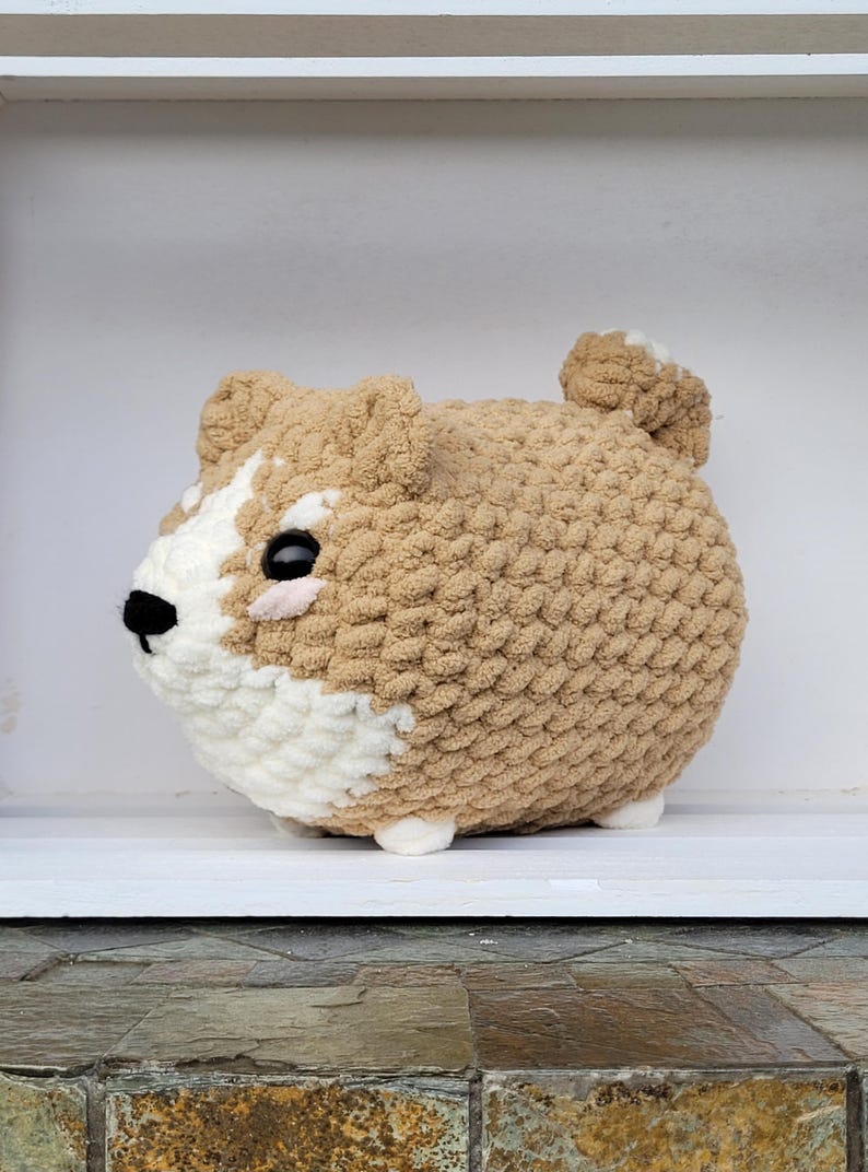 Crochet Loaf Dog Amigurumi Plushie Stuffed Animal - Etsy