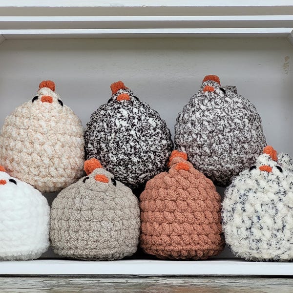 Mabel Chicken Crochet Pattern - Etsy