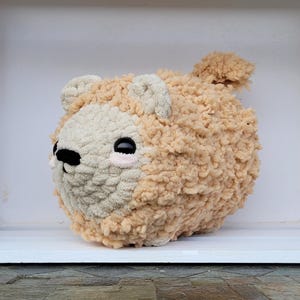 Crochet Loaf Dog Amigurumi Plushie Stuffed Animal - Etsy