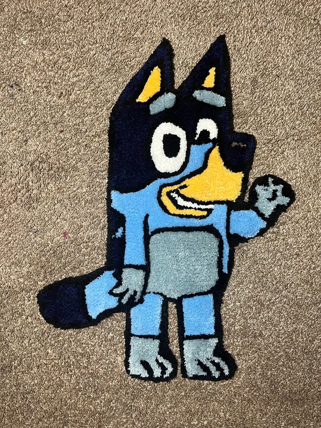 Hand Made Bluey Rug - Etsy