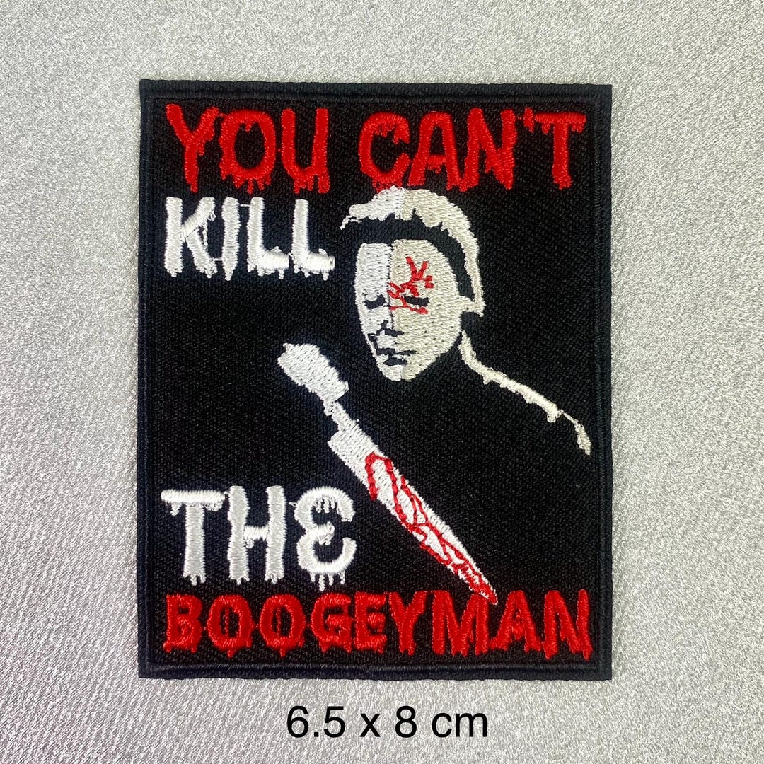 Boogeyman Michael Myers Patch DIY Embroidered Iron on Patch for Clothes ...