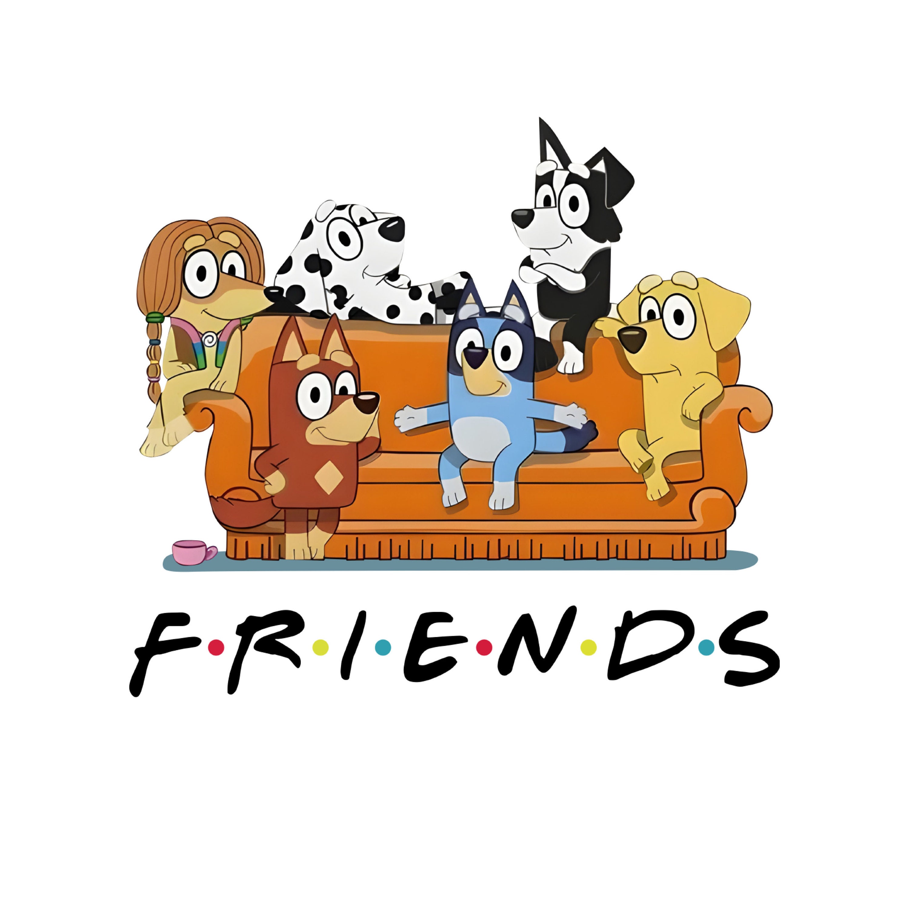Buy Bluey Friends Png Bluey Friends Instant Download Png Bluey Online ...
