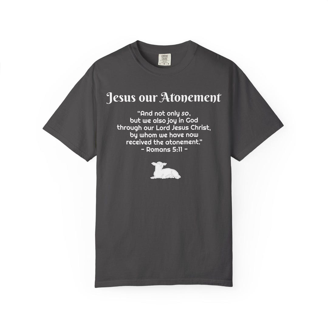 Jesus Our Atonement - Romans 5:11 - Scripture With Lamb for Yom Kippur ...