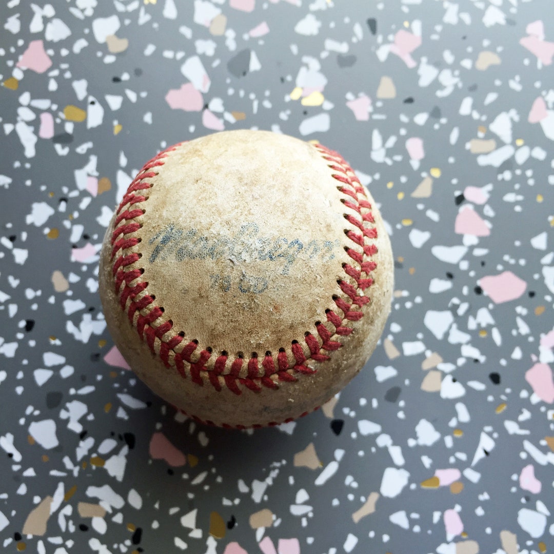Macgregor Full Grain Leather Baseball 76 CD 60's 70s - Etsy