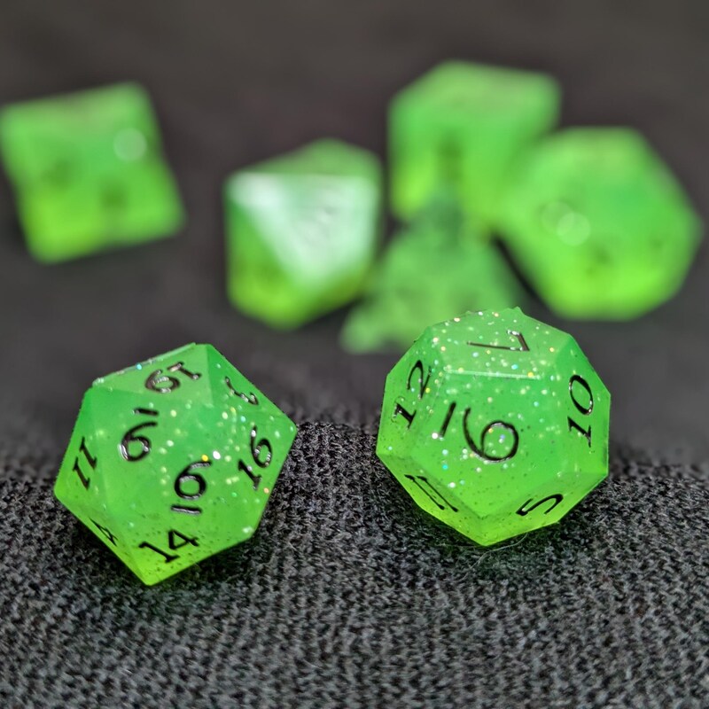 Glowing Dice - Etsy