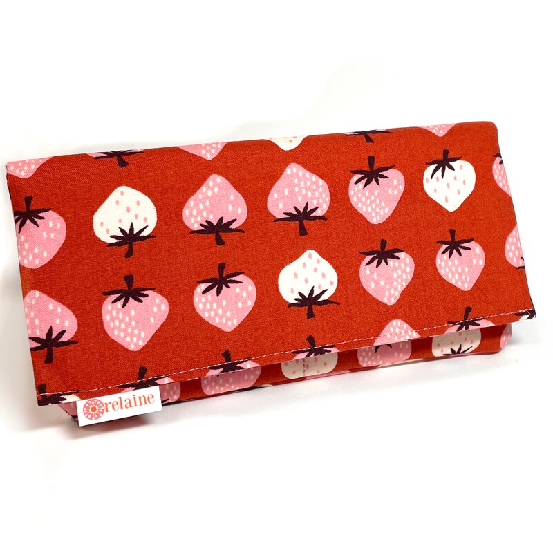 Strawberry Wallet - Etsy
