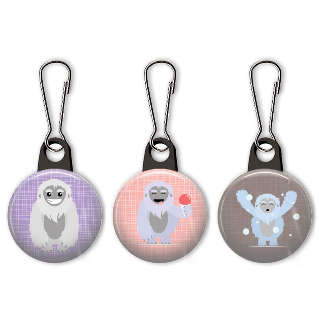 Yeti Zipper Pull. Abominable Snowman Zipper Pull. - Etsy