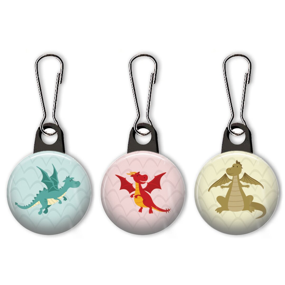 Dragon Zipper Pull. Dragon Charm. - Etsy