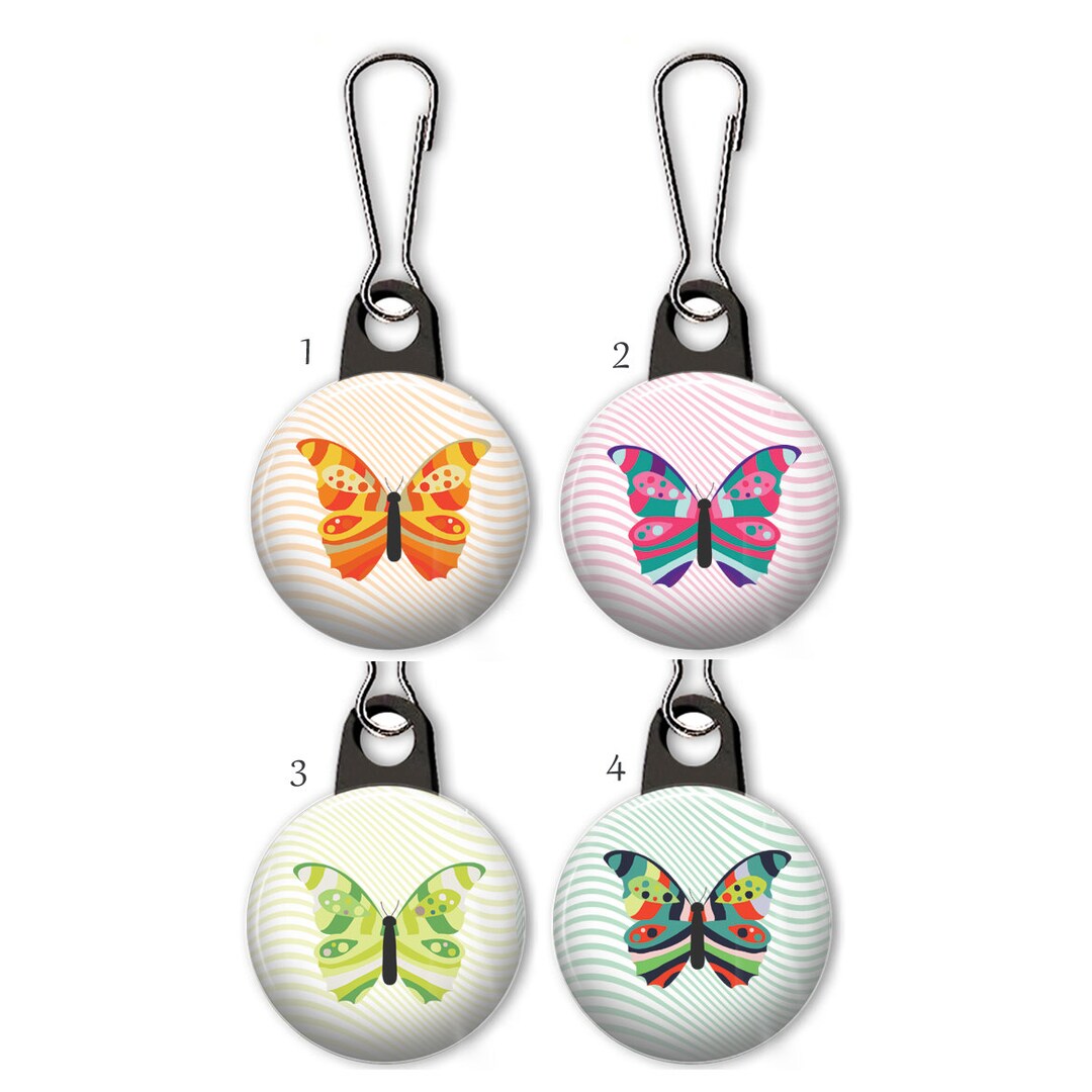 Butterfly Zipper Pull. Butterfly Charm. Zipper Pull for Your Wallet ...