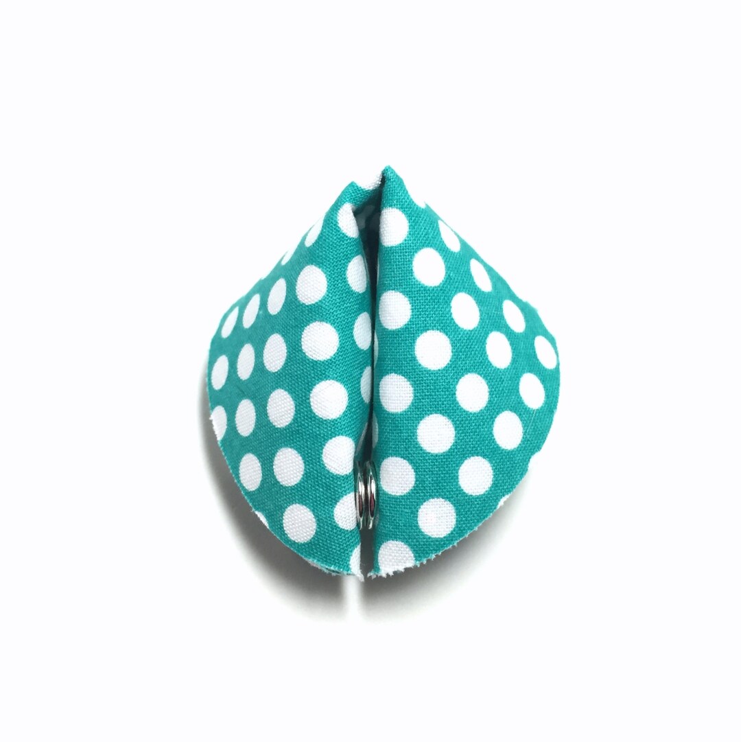 Custom Fortune Cookie. White Dots on Turquoise. Gift or Favor ...