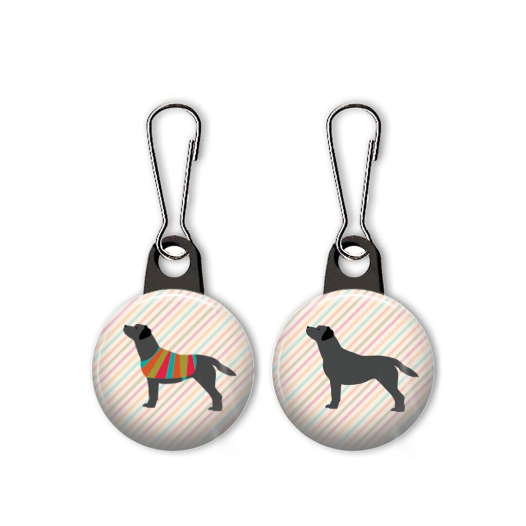 Black Lab Zipper Pull. Black Lab Charm. Black Labrador Retriever Zipper ...