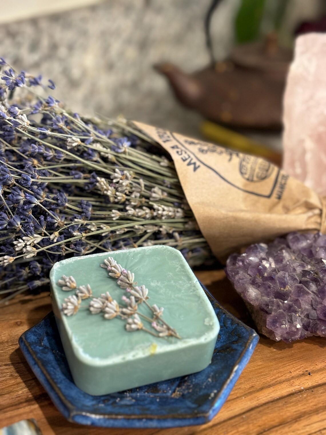 Crown Chakra Soap: Lavender, Lilac, Sandalwood, Copal - Divine ...