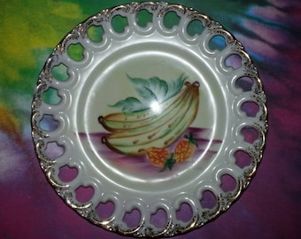 Fruit design plates | Etsy