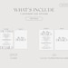 Modern Wedding Invitation Suite Template Classic Minimalist Wedding ...