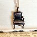 Empty Chair Necklace - Victorian Chair Charm - Etsy