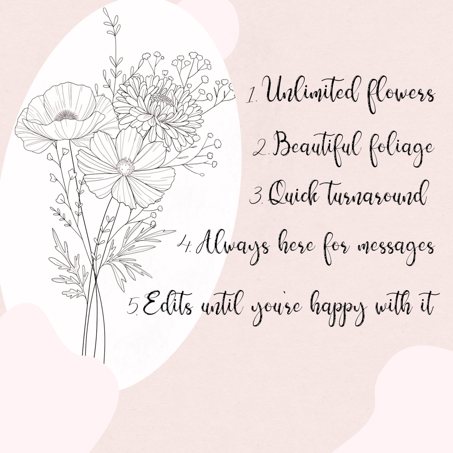 Custom Delicate Birth Flower Tattoo, Wildflower Birth Month Tattoo ...
