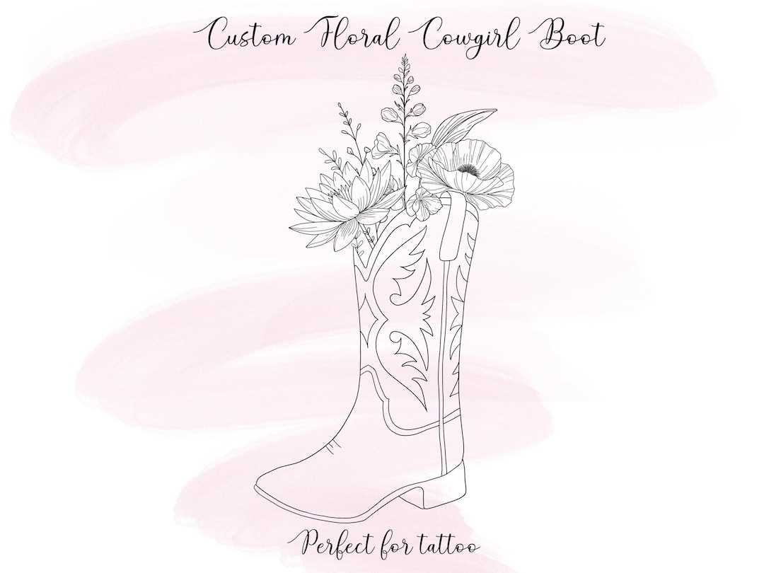 Custom Cowboy Boot Bouquet, Western Rodeo Ranch Cowgirl, Cowgirl Floral ...