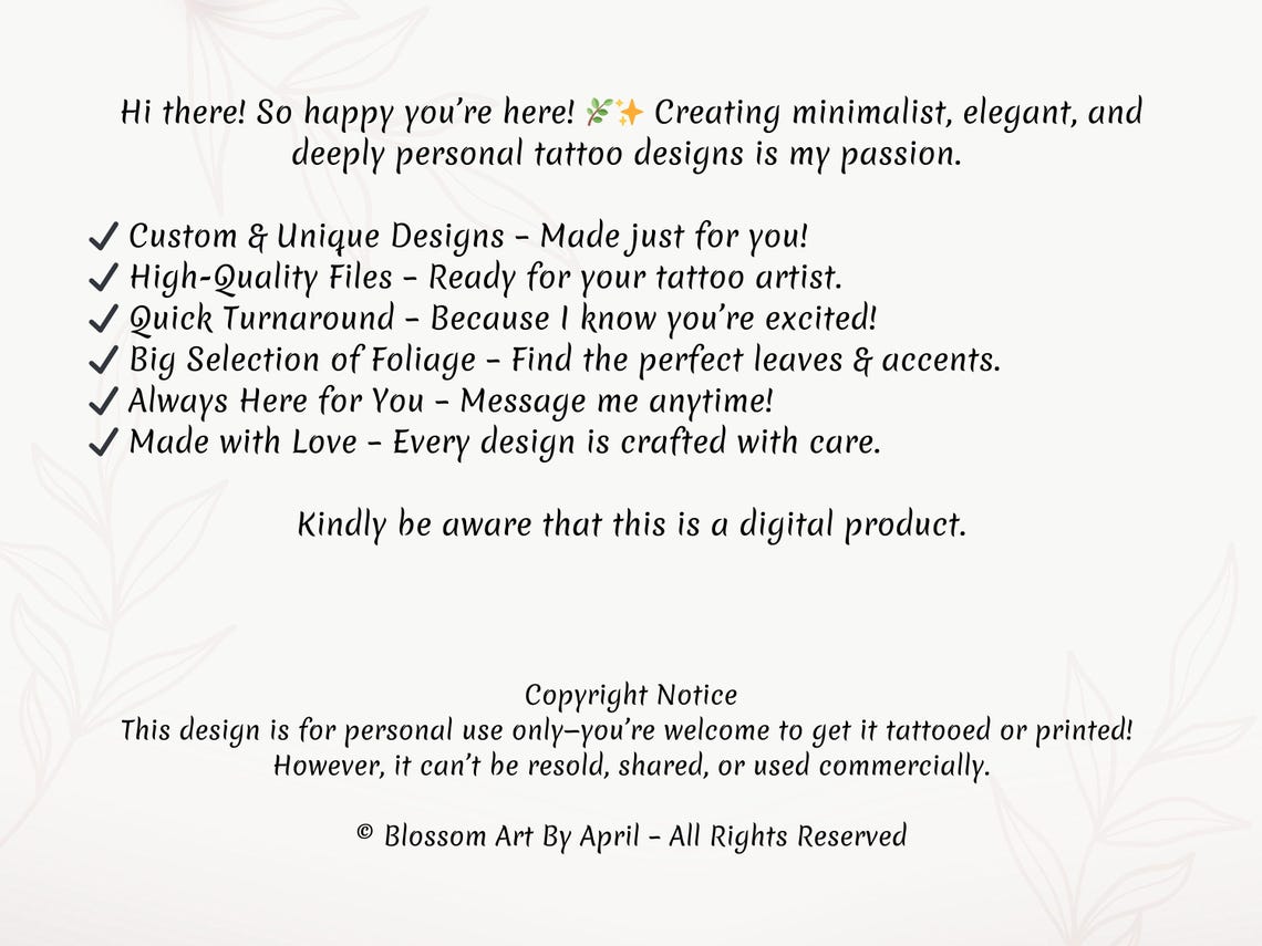 Custom Floral Name Design, Two Names Birth Month, Custom Lovers Gift ...