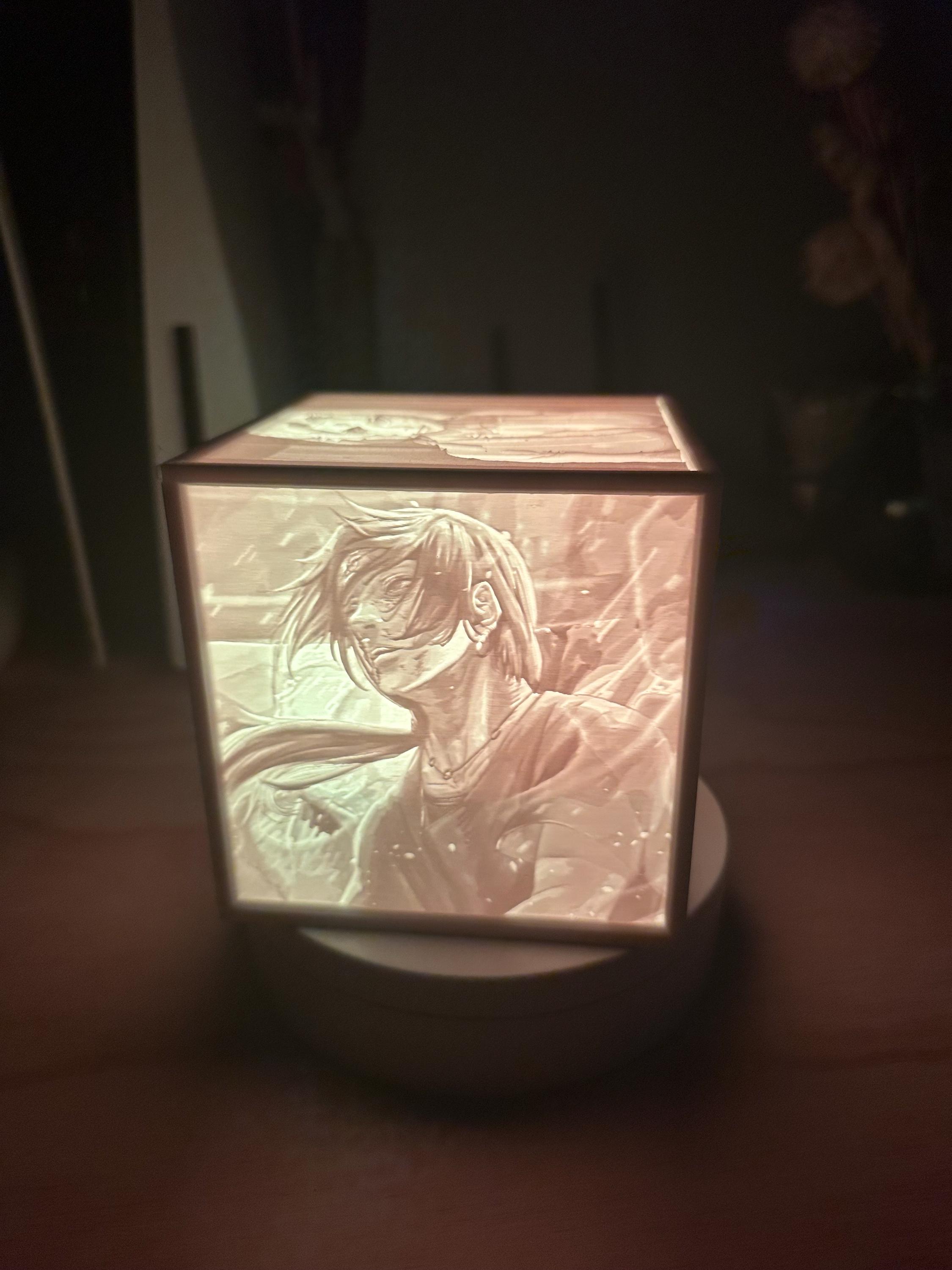 Naruto 3d Printed Lithophane Light Box - Etsy