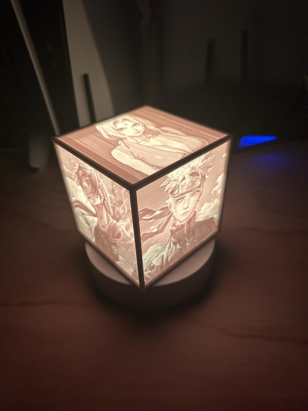 Naruto 3d Printed Lithophane Light Box - Etsy