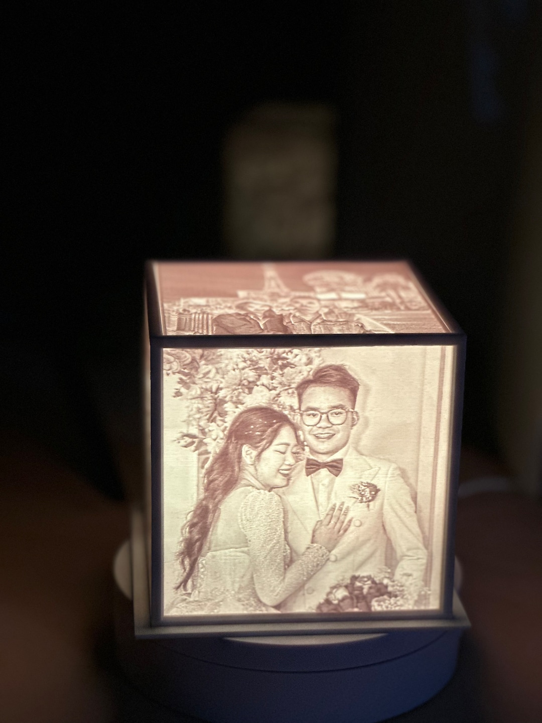 Personalized 3D Printed Lithophane Light Box – Custom Photo Lamp ...