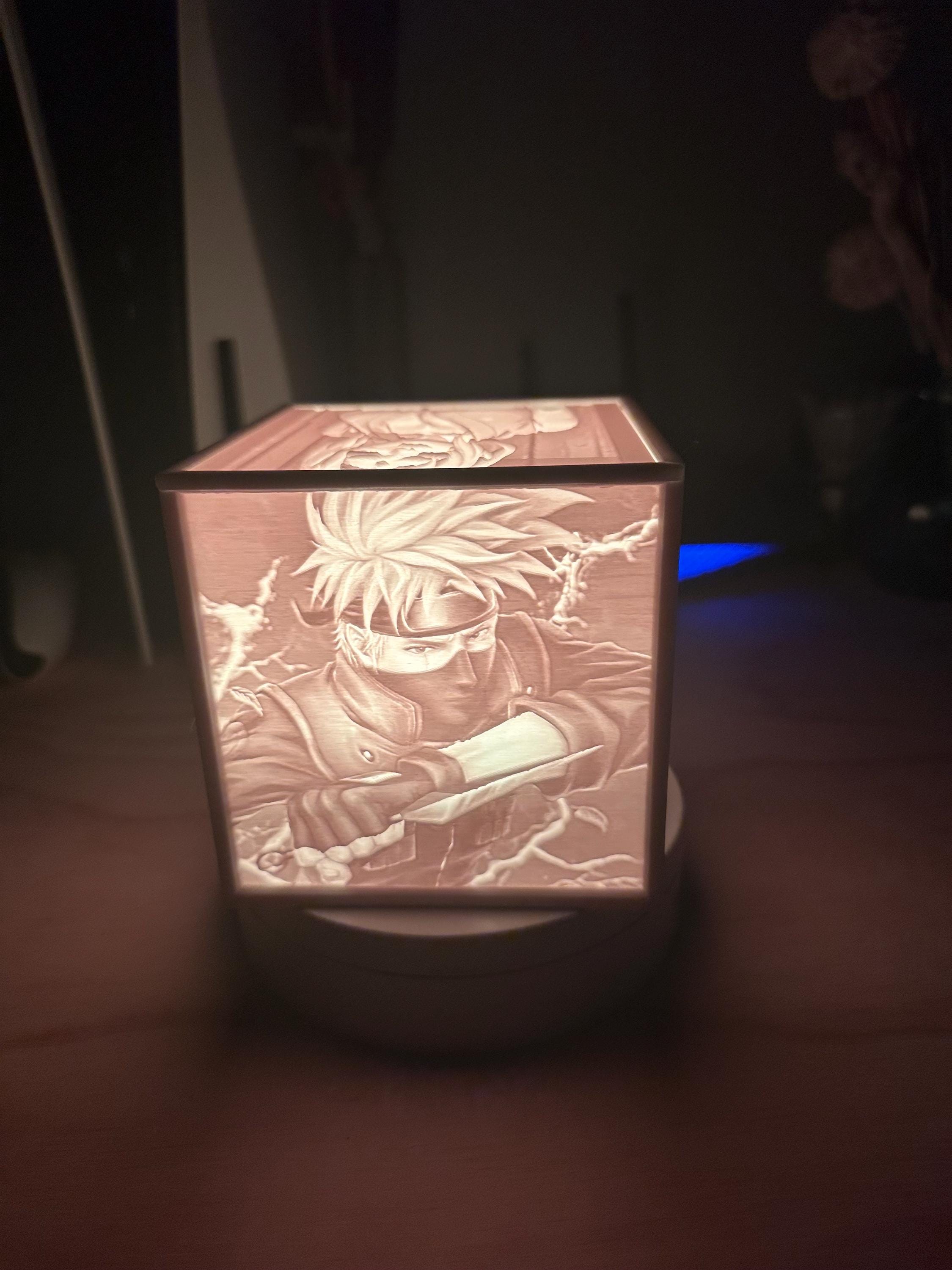Naruto 3d Printed Lithophane Light Box - Etsy