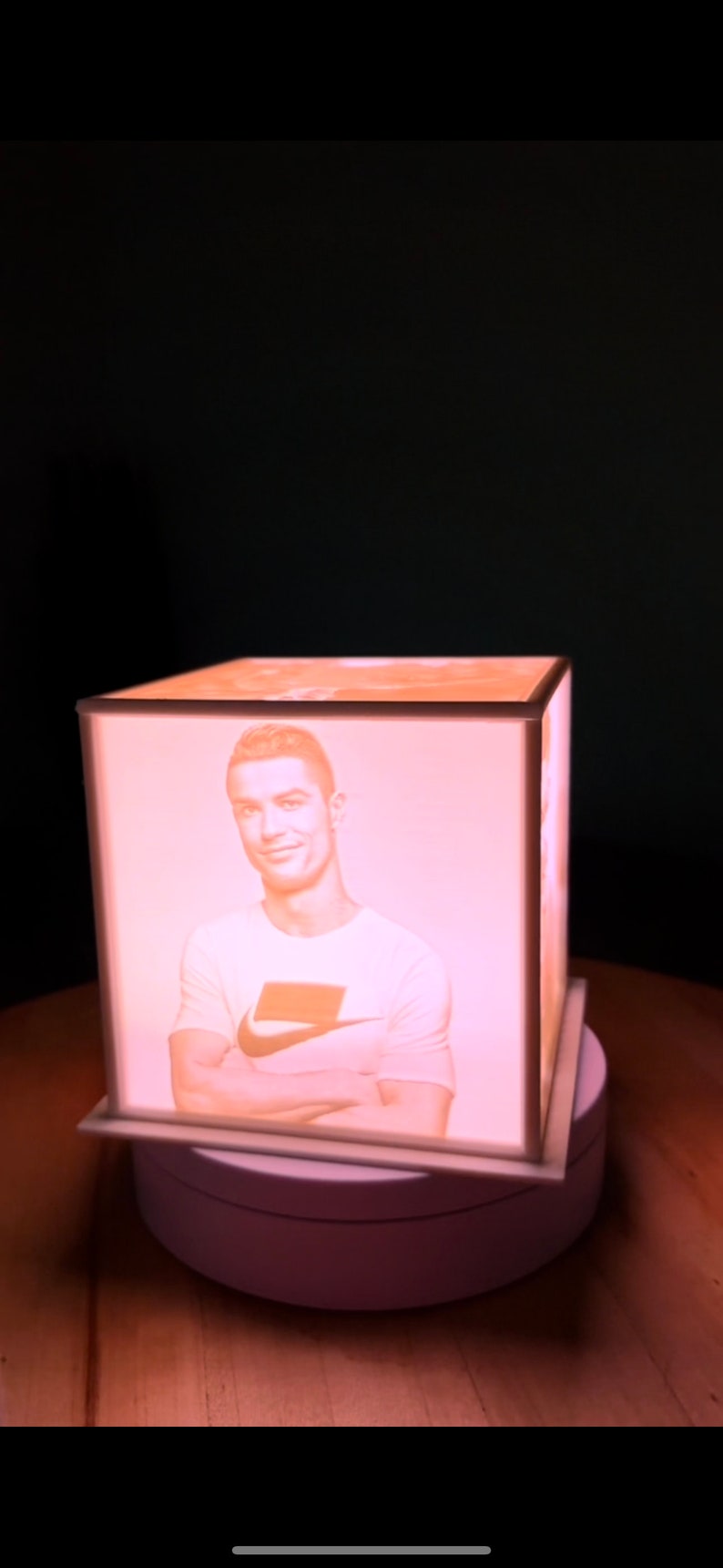 Personalized 3D Printed Lithophane Light Box – Custom Photo Lamp ...