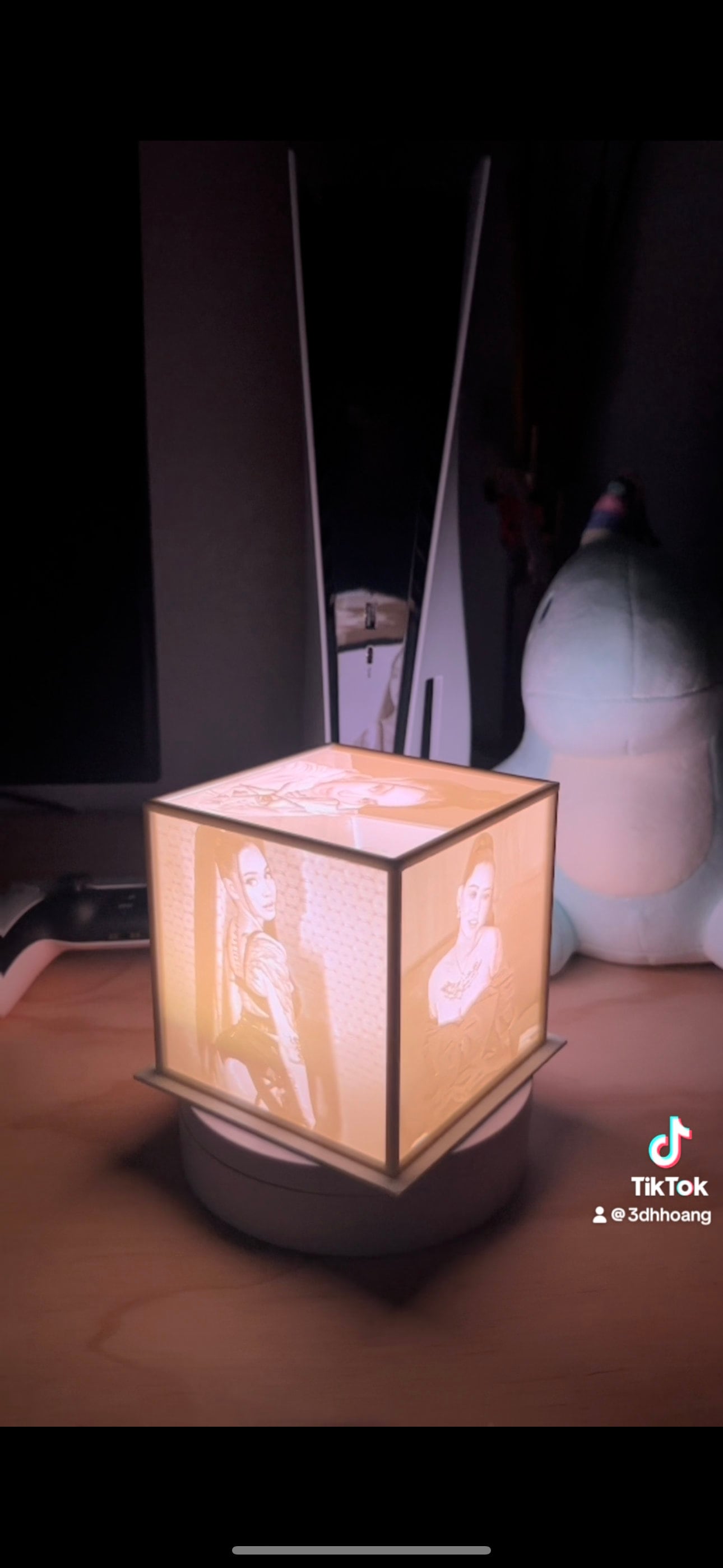 Personalized 3D Printed Lithophane Light Box – Custom Photo Lamp ...