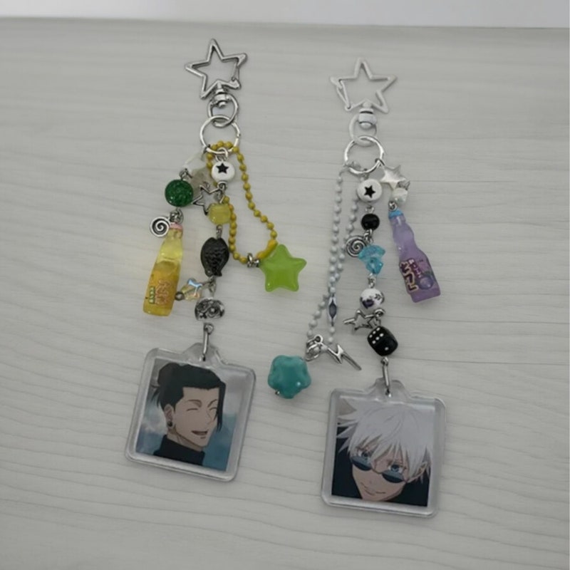 Cute Anime Keychains - Etsy