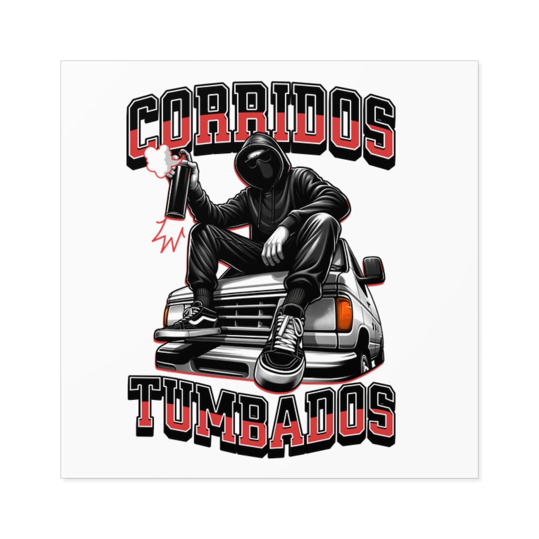 CORRIDOS TUMBADOS Square Stickers, Indooroutdoor - Etsy