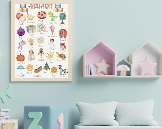 Alphabet Chart - Etsy Canada