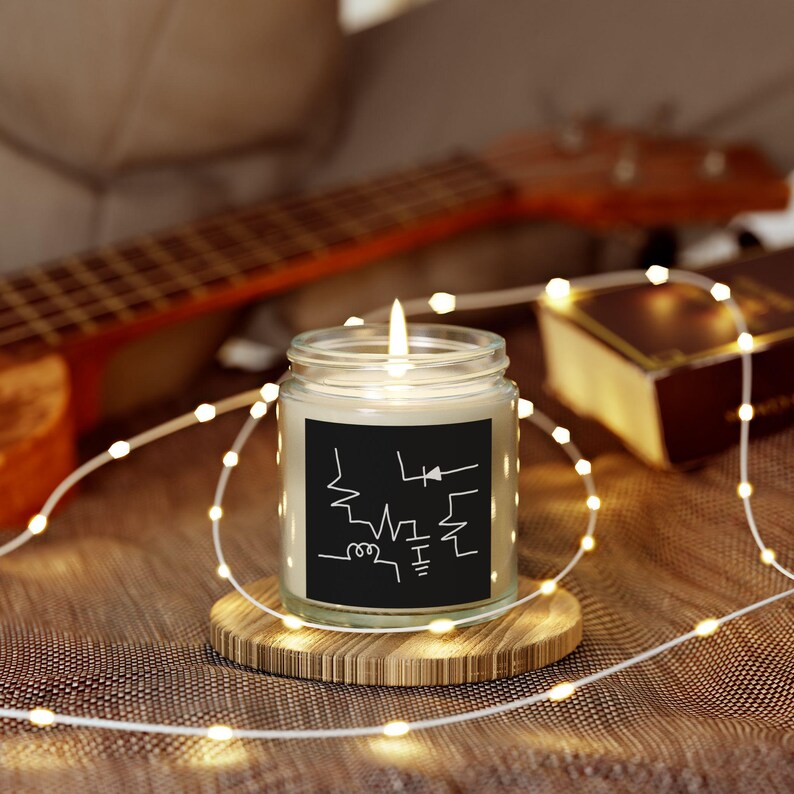Candle, Electrical Engineering Schematic Candle, Engineers Gift, STEM ...