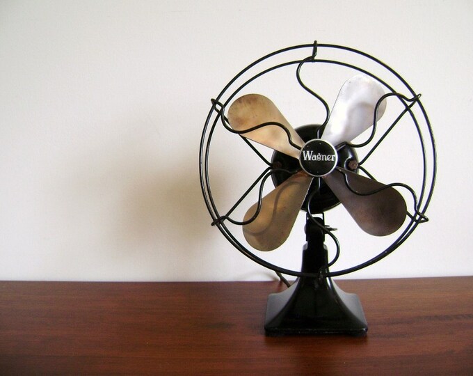 Refurbished Vintage Electric Wagner Fan in Black - Etsy