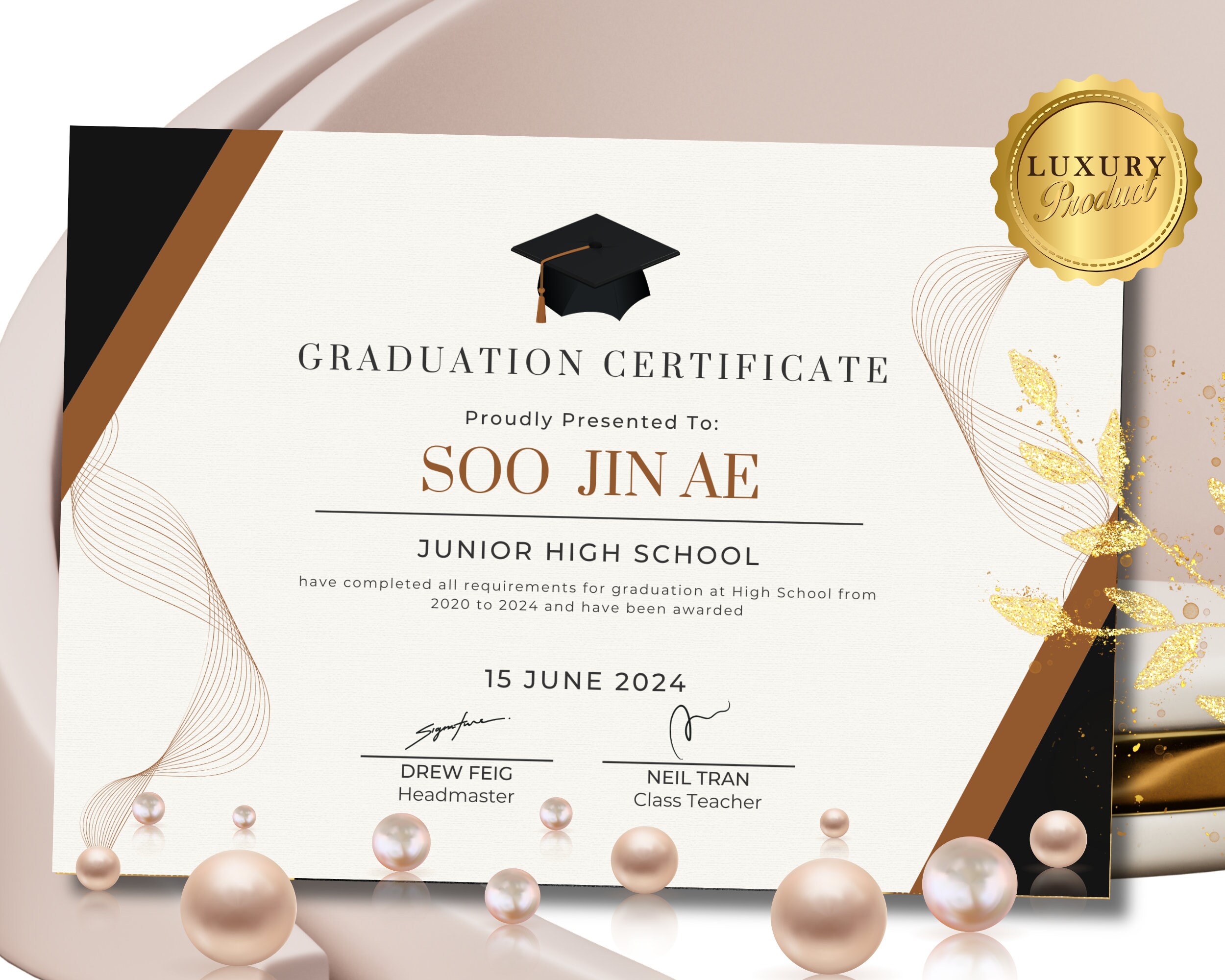 Graduation Certificate Holder, Diploma Display Frame, Document Frame ...