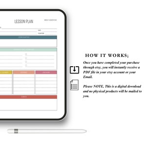 Teacher Planner, Academic Agenda, School Organizer, Lesson Plan Book ...