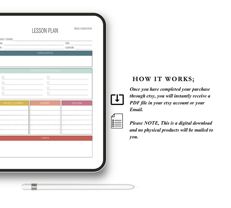 Teacher Planner, Academic Agenda, School Organizer, Lesson Plan Book ...