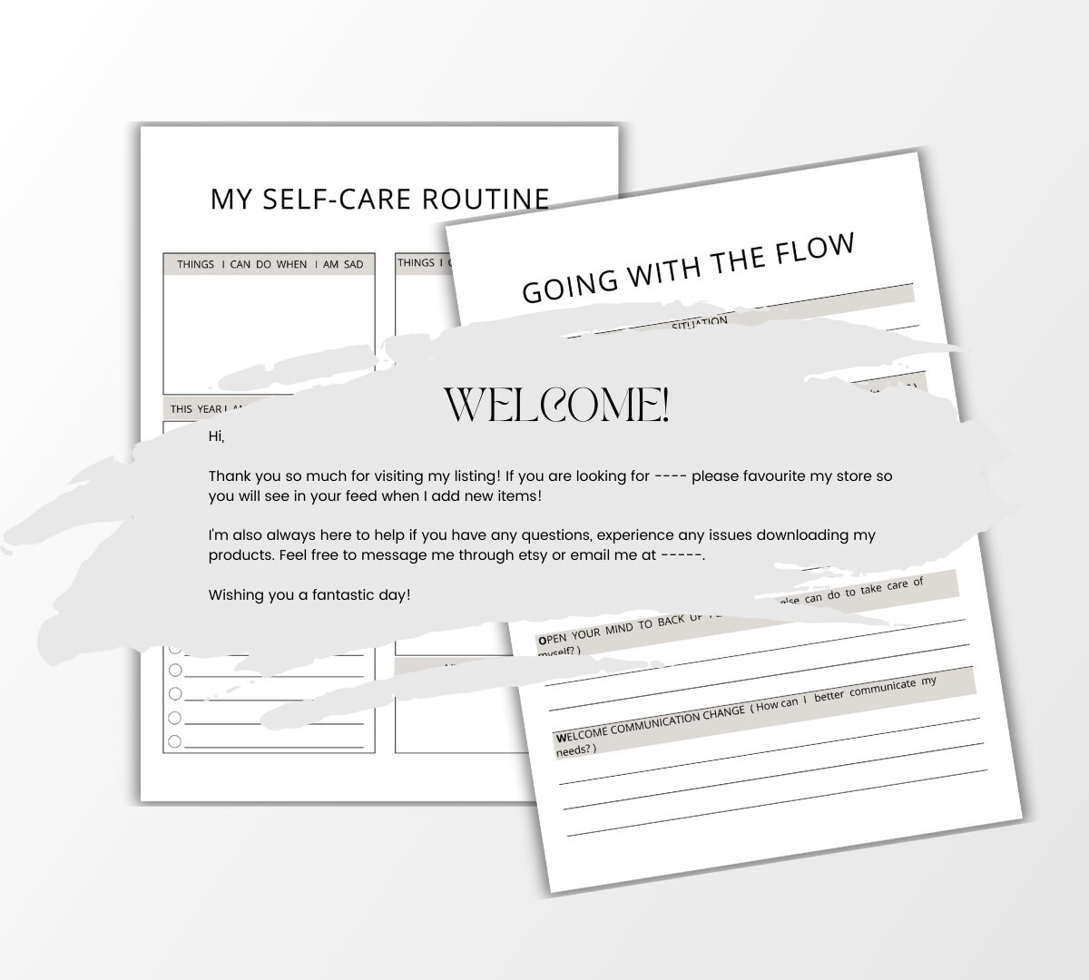 Personal Growth Journal, Guided Self-reflection Notebook, Mindfulness ...