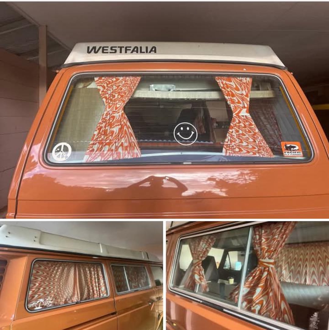 3D VW Volkswagon Vanagon/westfalia 11 Piece Curtain Set - Etsy
