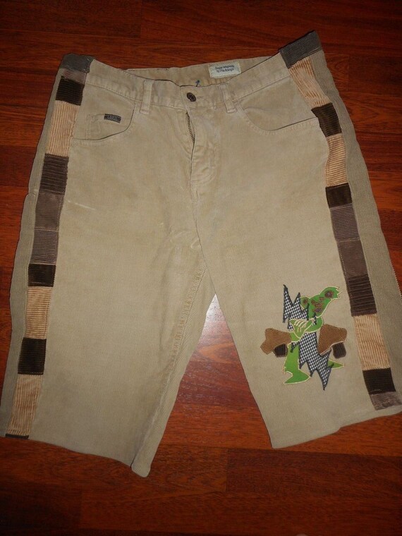 Corduroy Patchwork Grateful Dead Festival Shorts - Etsy